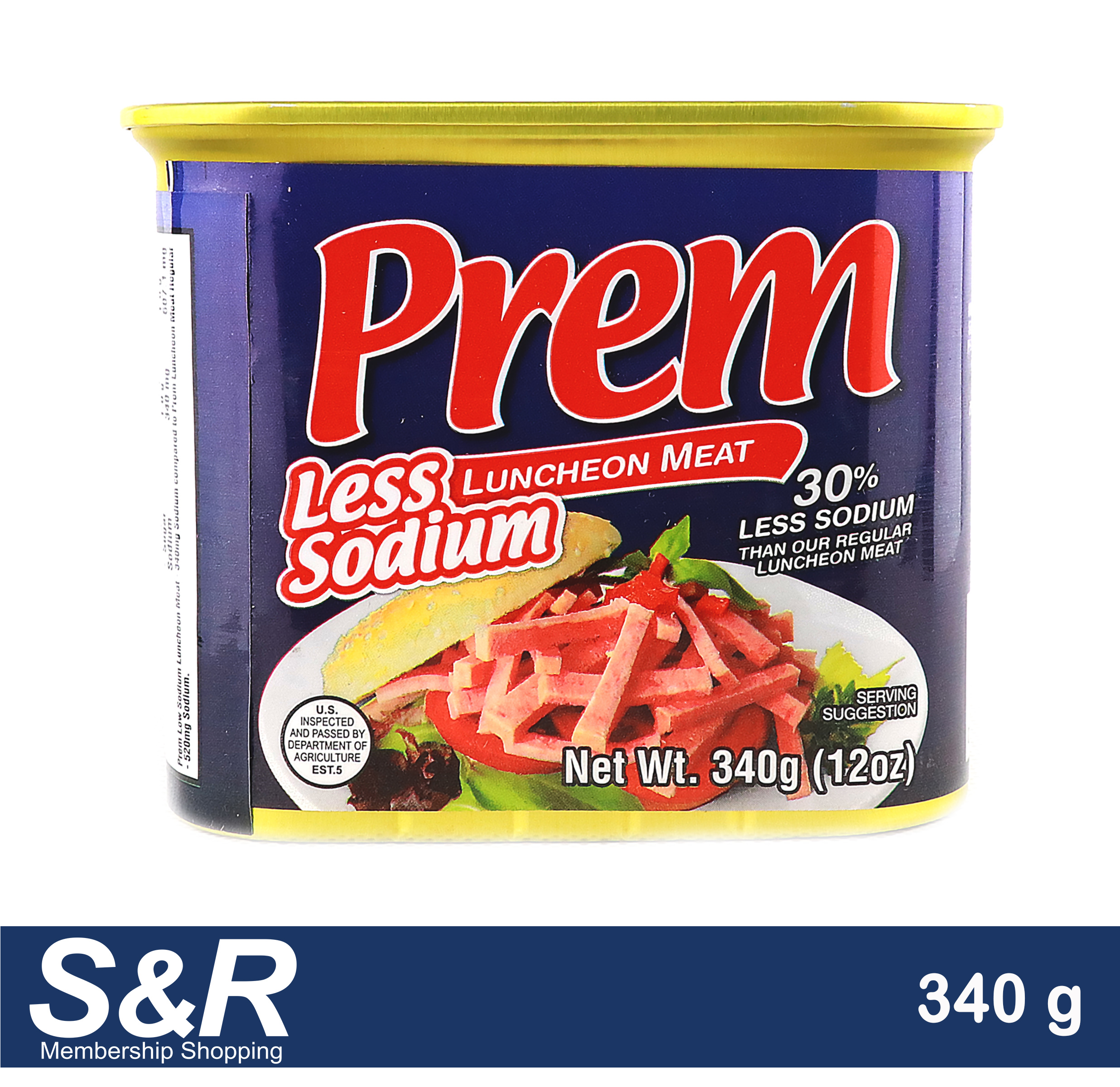 Prem Less Sodium Luncheon Meat 340 g | Lazada PH