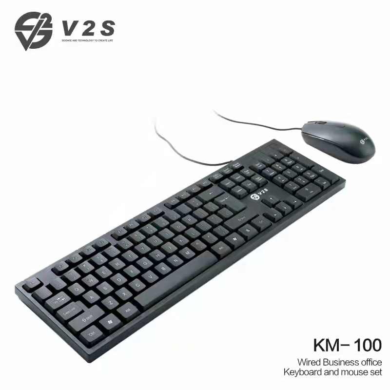 V2S KM500 wireless keyboard ultra-thin mouse set typing silent silent ...