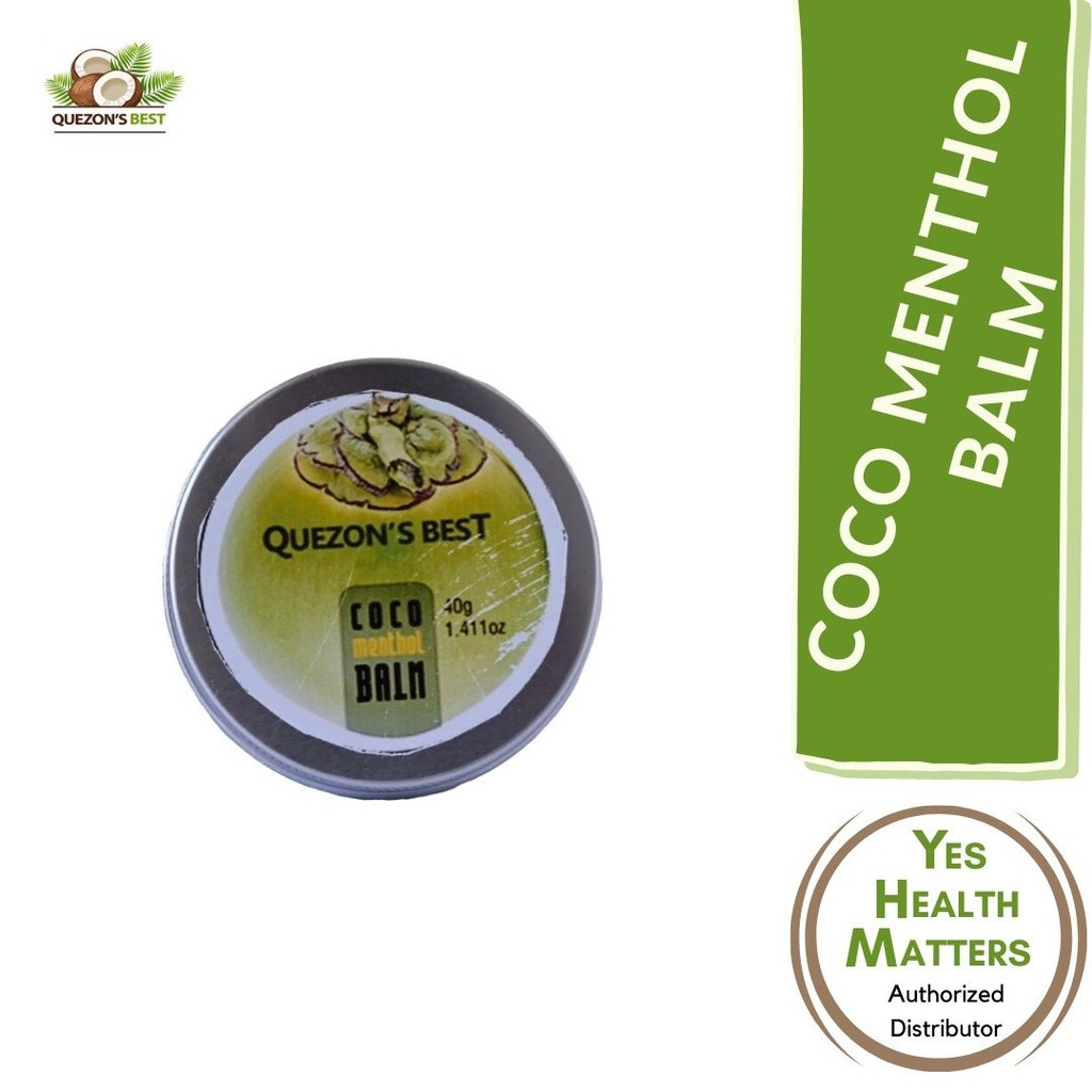 ins recommend ۞∋﹊QUEZON'S BEST Coco Menthol Balm 40g | Lazada PH