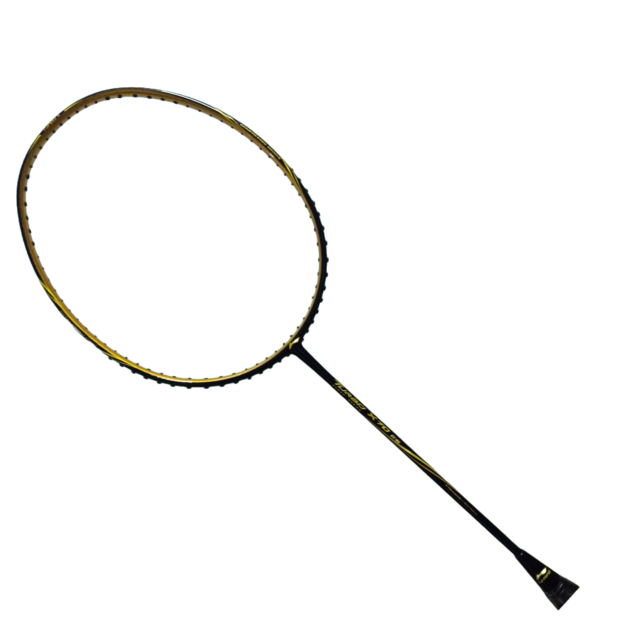 Li-Ning Badminton AYPR 162 4 TURBO X 70 Badminton Racquets Black Gold ...