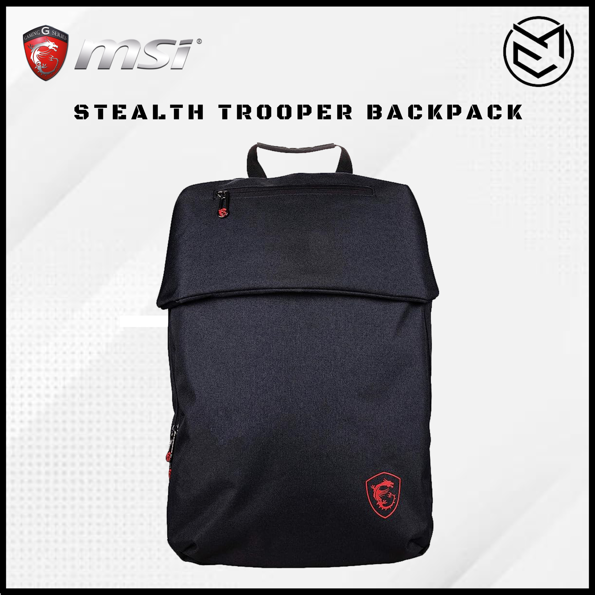 MSI Gaming Stealth Trooper Backpack Polyester 17.3 G34-N1XXX18-SI9 ...
