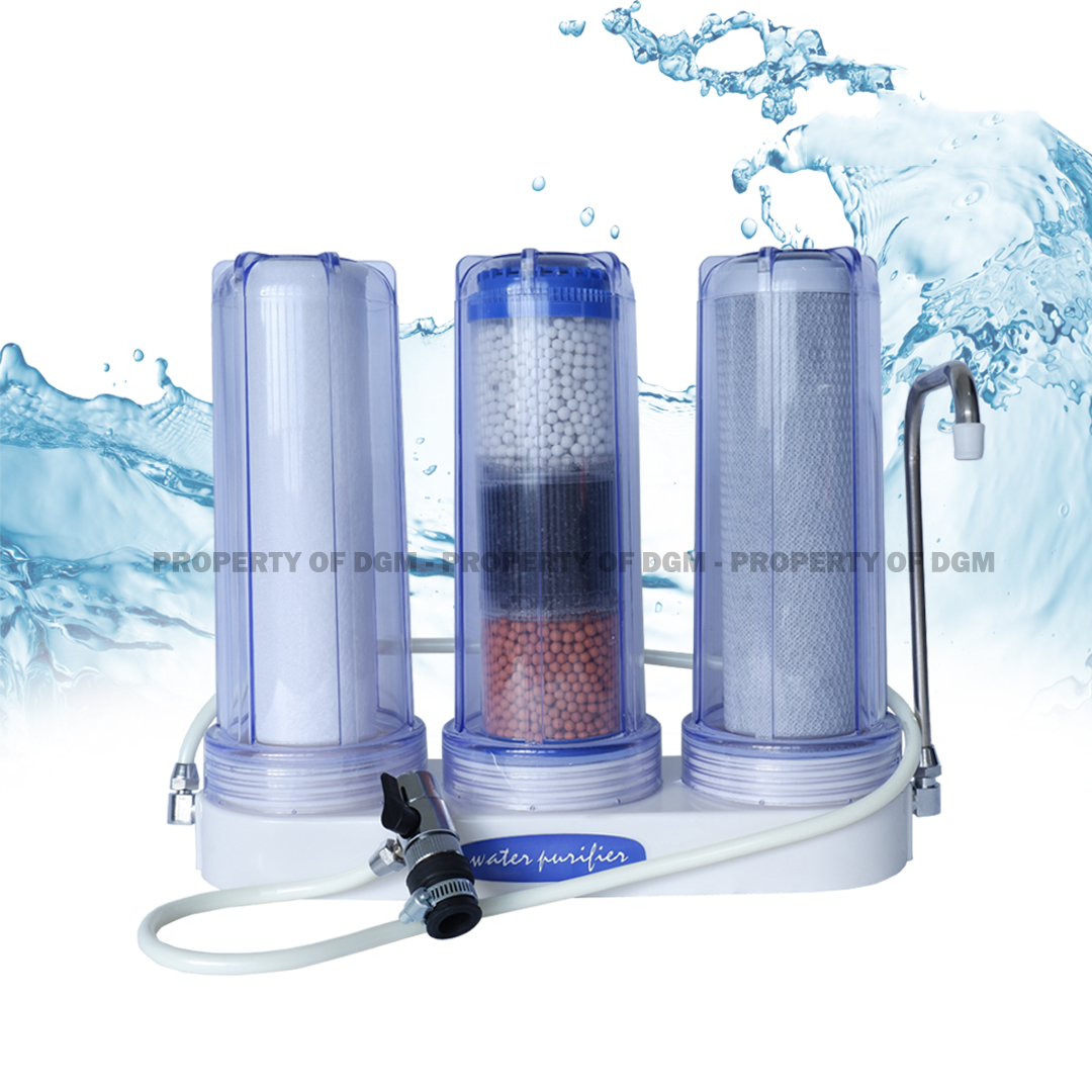 3 Stages Water Purifier System at Home DIY, Easy Installation direct to ...