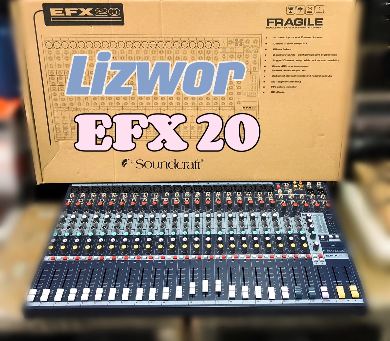 Soundcraft EFX-8,EFX-12,EFX-16,EFX-20 High-Performance 8 Channel, 12 ...