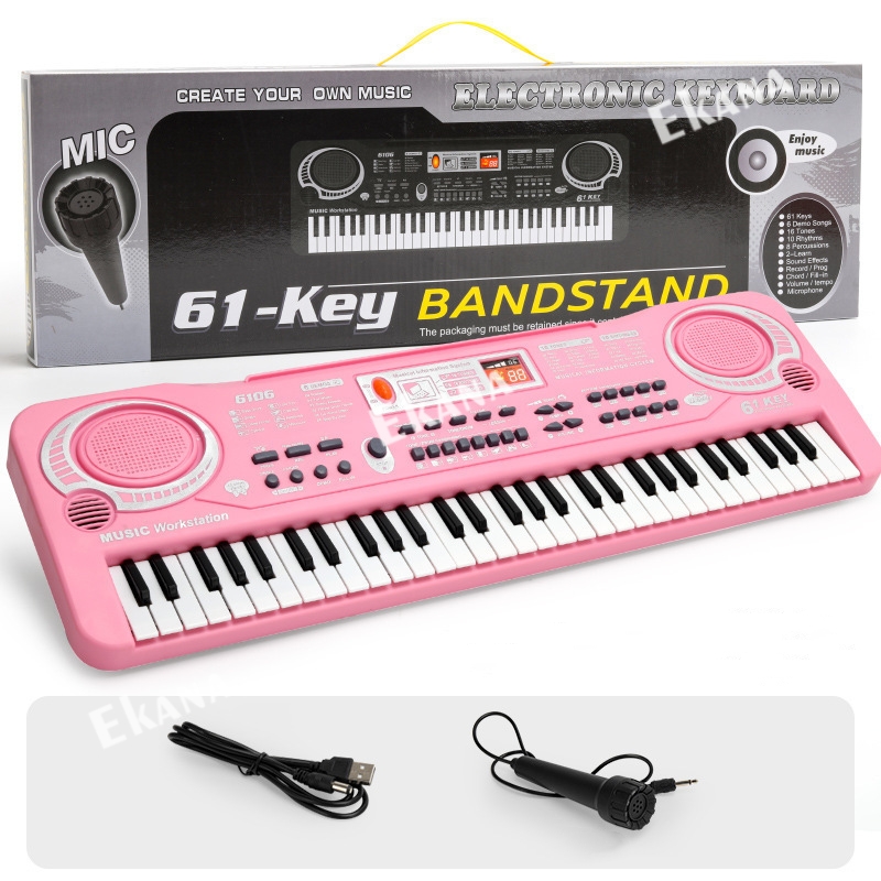 Ekana 61 Keys Electronic Piano Children Digital Keyboard Toys Kids ...