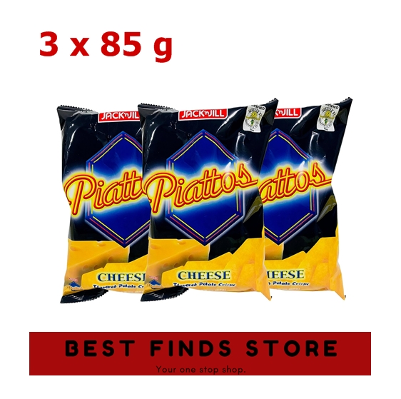 Jack n Jill Piattos Cheese Flavored Potato Crisps 85g - Pack of 3 ...