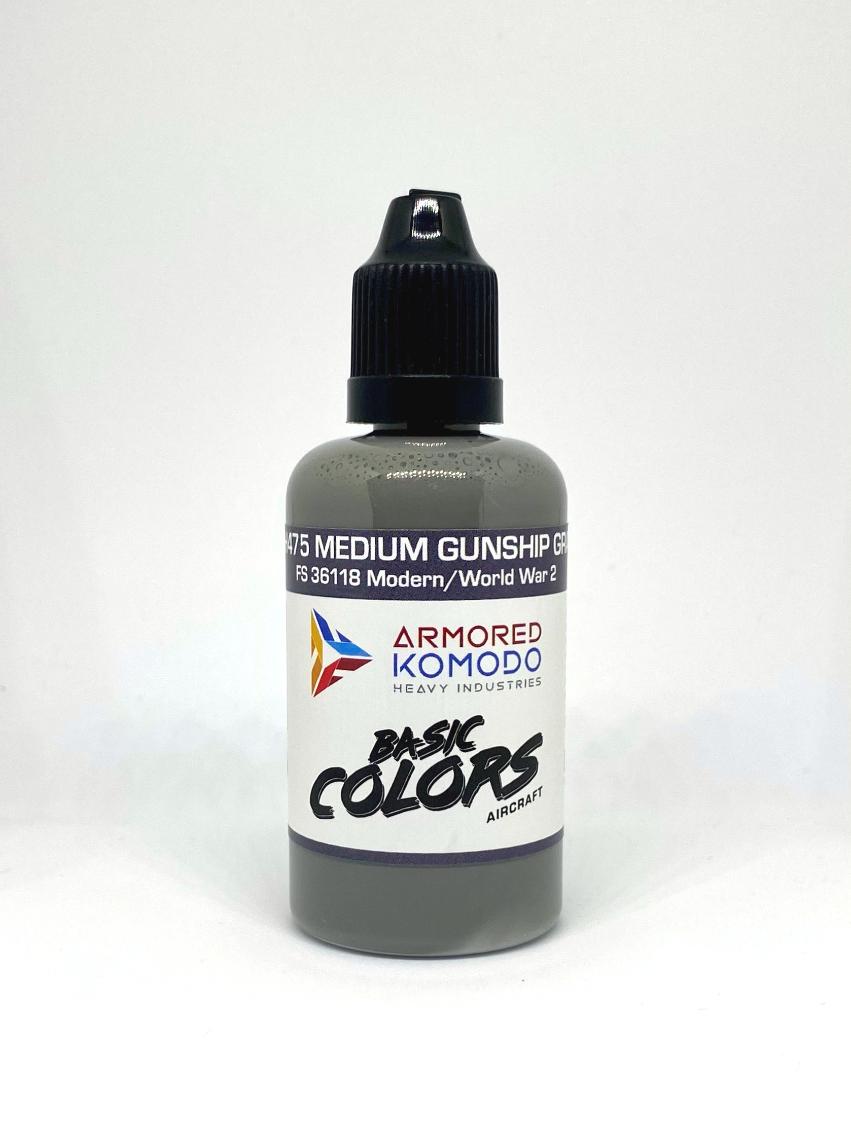 Medium Gunship Gray FS36118 PH475 50ml Armored Komodo Airbrush Hobby ...
