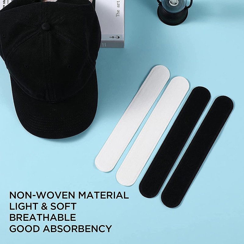 10 disposable hat anti sweat sticker Baseball cap sweat wicking strip ...