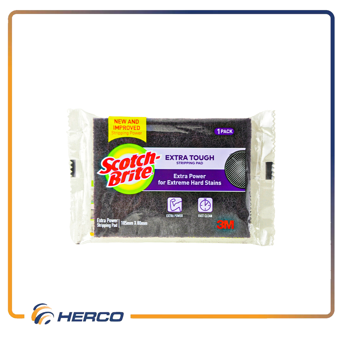 3M Scotch Brite Extra Tough Stripping Pad (Purple) 105mmx80mm | Lazada PH