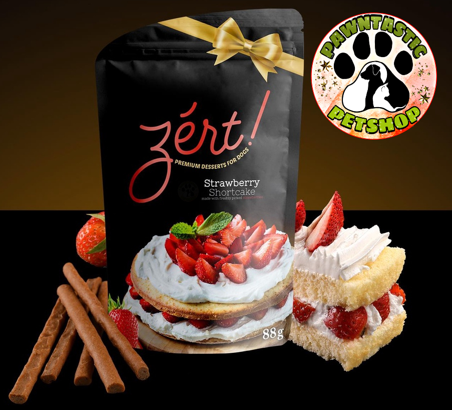 Zert! Premium Desserts for Dog 88g- Strawberry Shortcake | Lazada PH