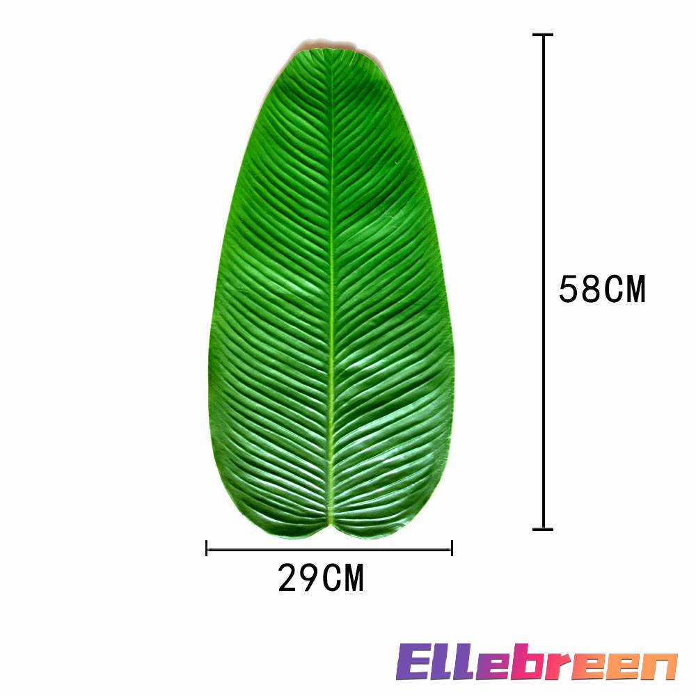 Fake banana leaf Artificial banana leaf Fake banana leaf S/M/L | Lazada PH