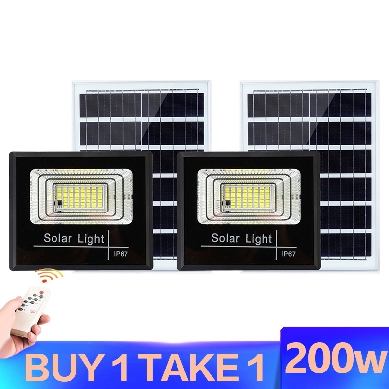 【BUY1 GET1】Solar Light Outdoor Lighting 400W Solar Light IP67 ...