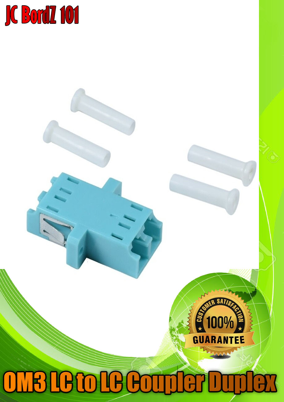 LC female to LC female Fiber Coupler LC-LC Duplex Converter Optic Fiber ...