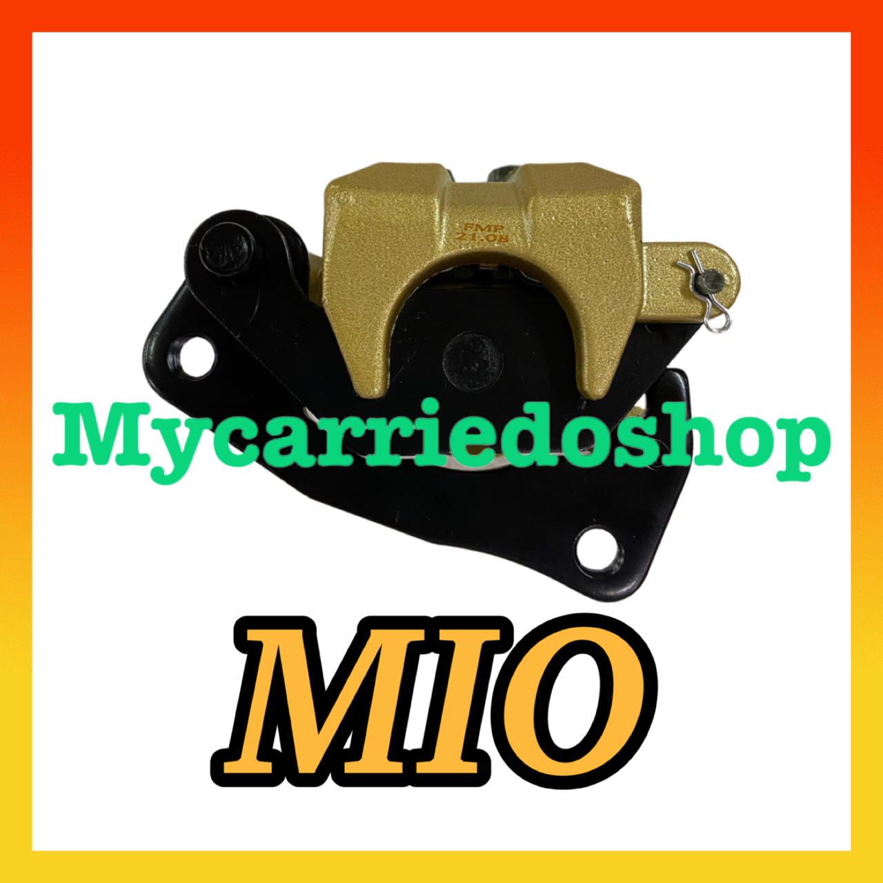 MOTORCYCLE YAMAHA MIO FRONT BRAKE MAIN CALIPER ASSEMBLY SET BLACK ...