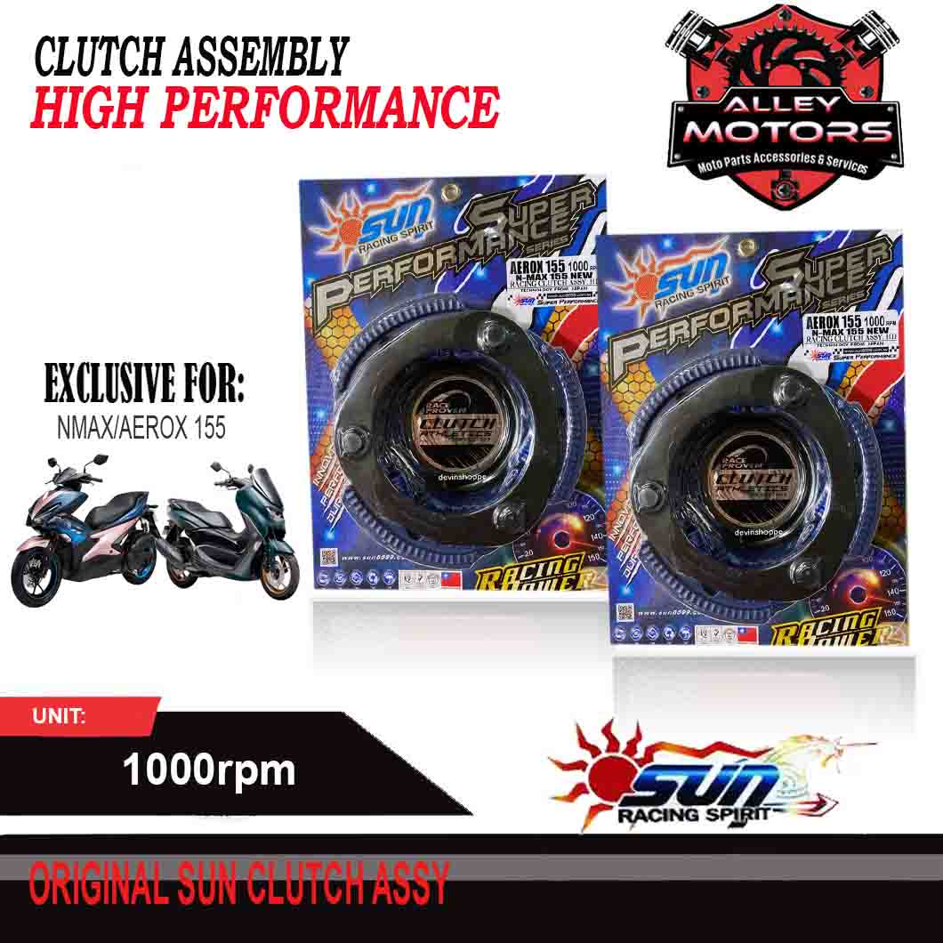 SUN CLUTCH ASSEMBLY for NMAX/AEROX 155 1000 RPM By Alley Motors | Lazada PH