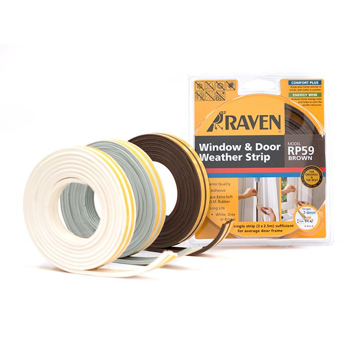 Raven RP59 Door & Window Weather Strip WHITE 6M | Lazada PH