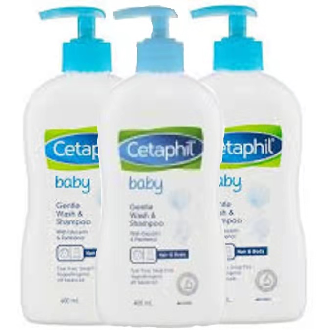 ( Set of 3 ) Cetaphil Baby Gentle Shampoo 400ml (Pump Bottle) | Lazada PH