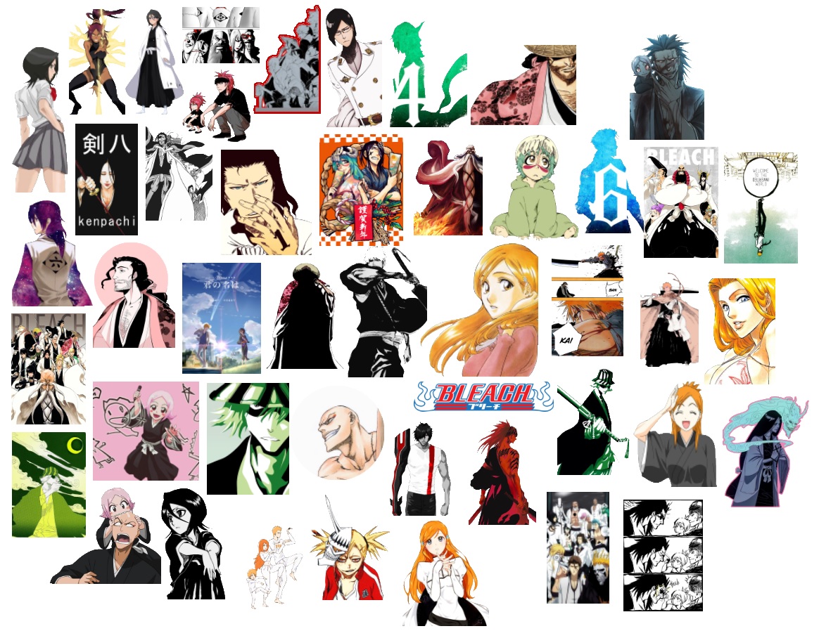 45 Pcs Bleach Anime Vinyl Stickers Waterproof | Lazada PH