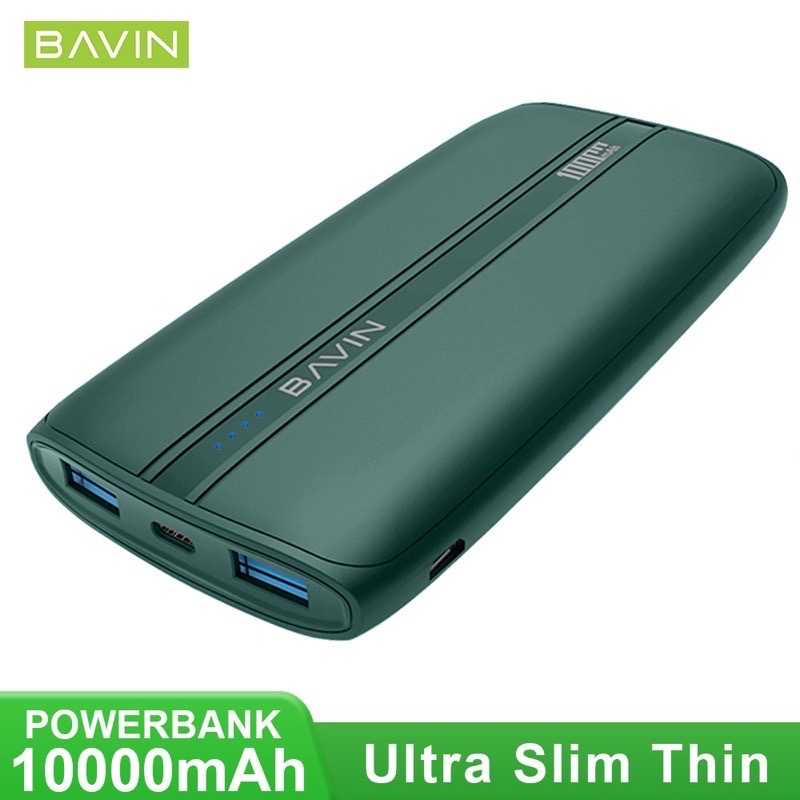 BAVIN 10000mAh Slim Portable Size Powerbank PC087 Dual input and Output ...