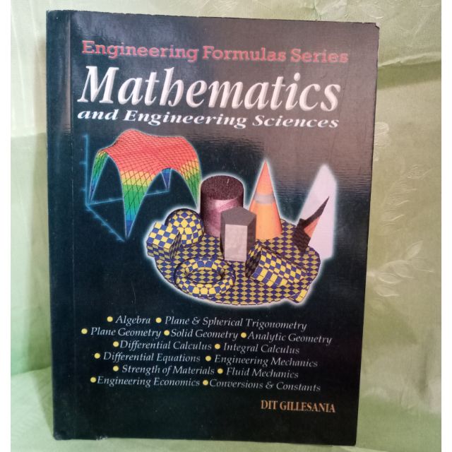 ENGINEERING FORMULA SERIES MATHEMATICS | Lazada PH