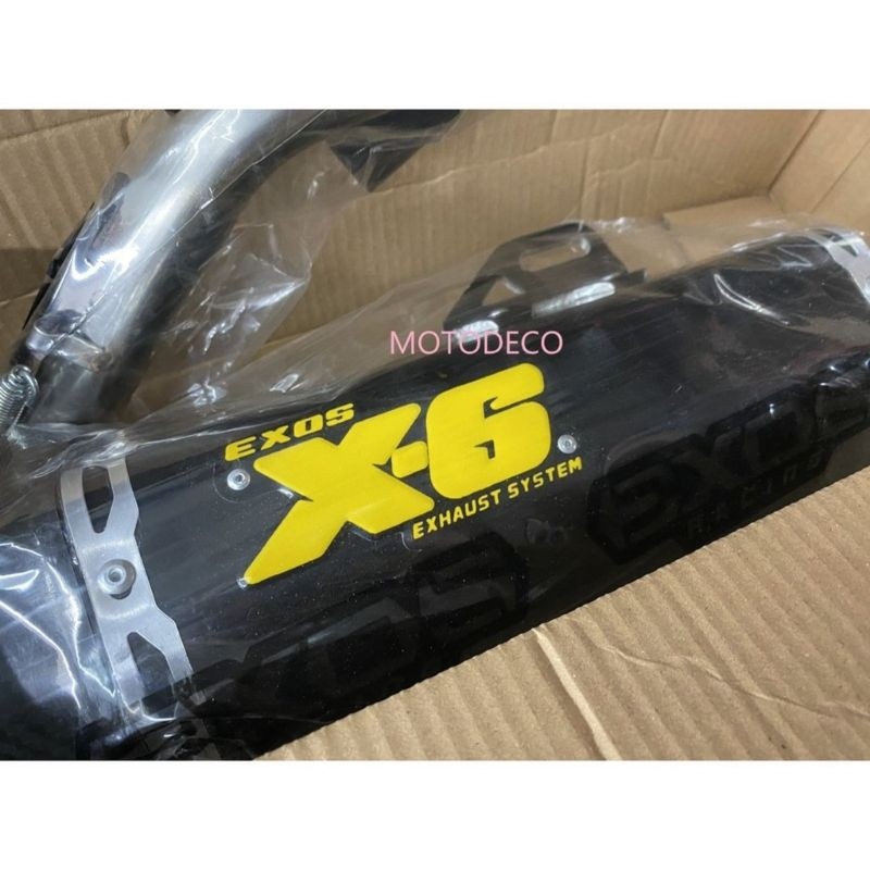 EXOS PIPE X6 SPORTY / SOULTY / MIO I 125 / SOUL I 125 / CLICK v2 / ADV ...