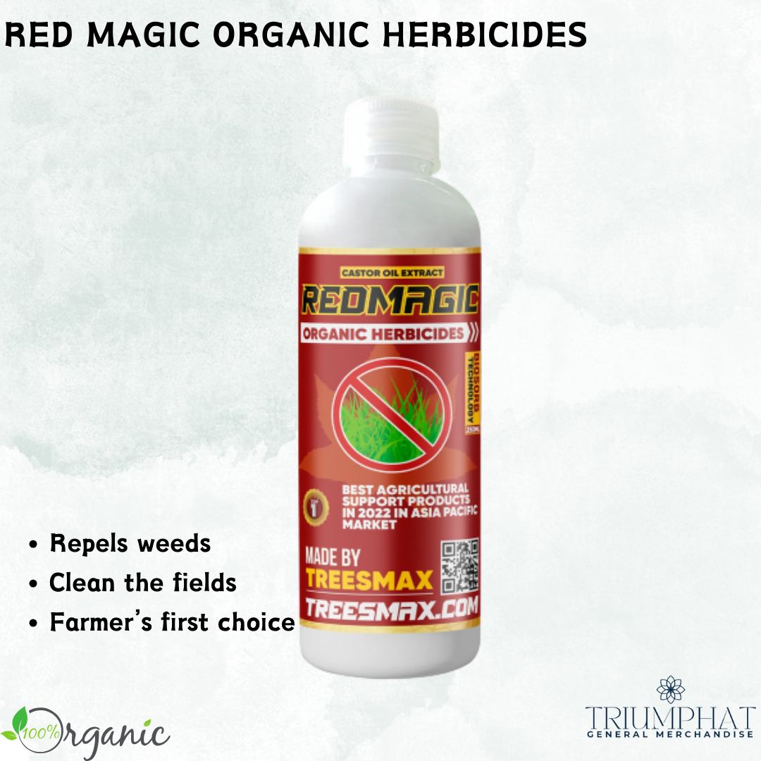 RED MAGIC GRASS KILLER. ORGANIC HERBICIDE. MABISANG PAMATAY NG DAMO ...