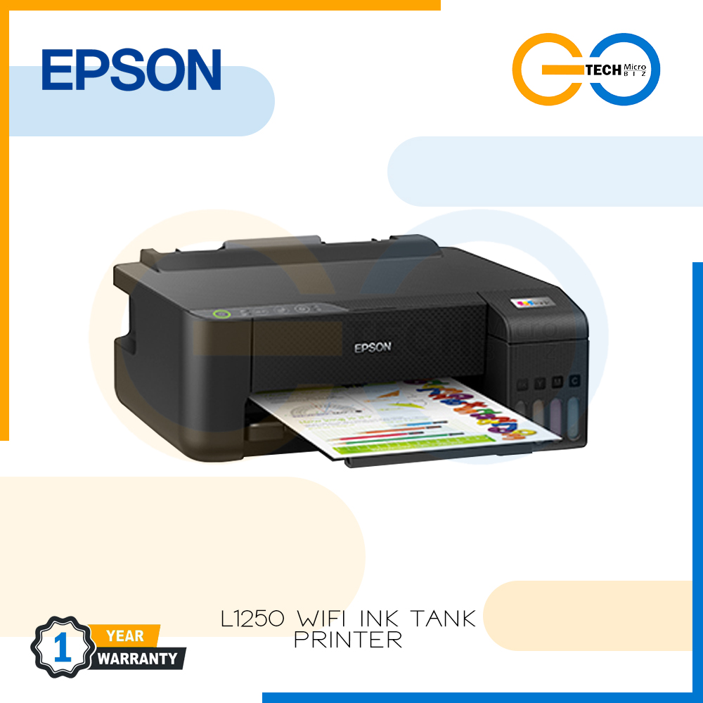 Epson EcoTank L1250 A4 Wifi Wireless Ink Tank Printer | Lazada PH