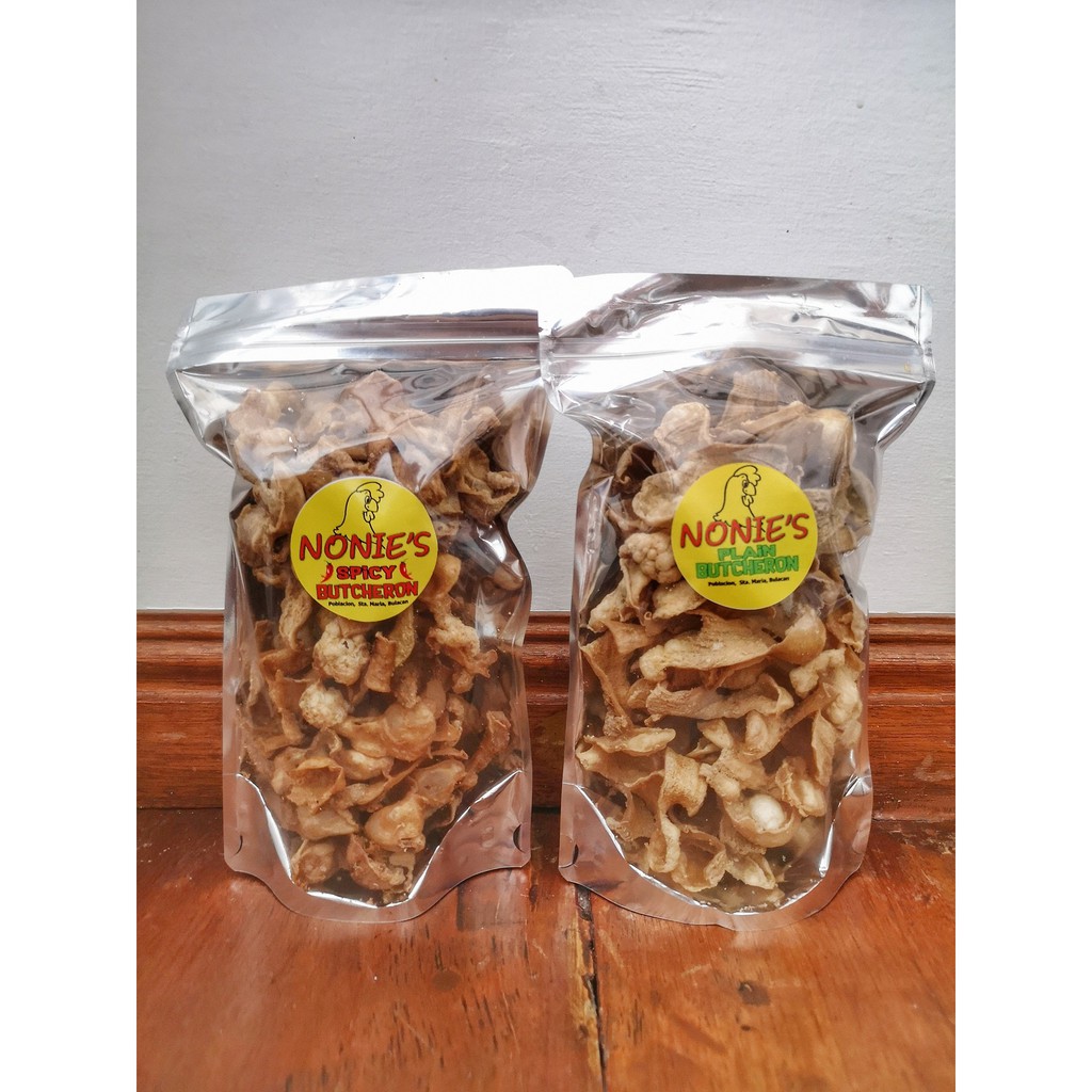 Nonie's Plain and Spicy Butcheron - Nonie's Chicharon - Bagnet ng ...