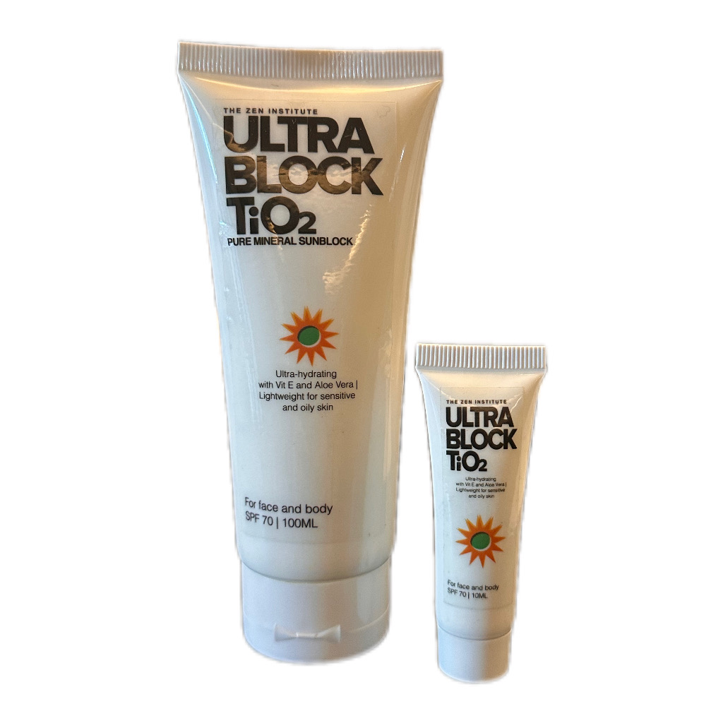 The Zen Institute UltraBlock TiO2 Pure Mineral Sunblock for Face & Body ...