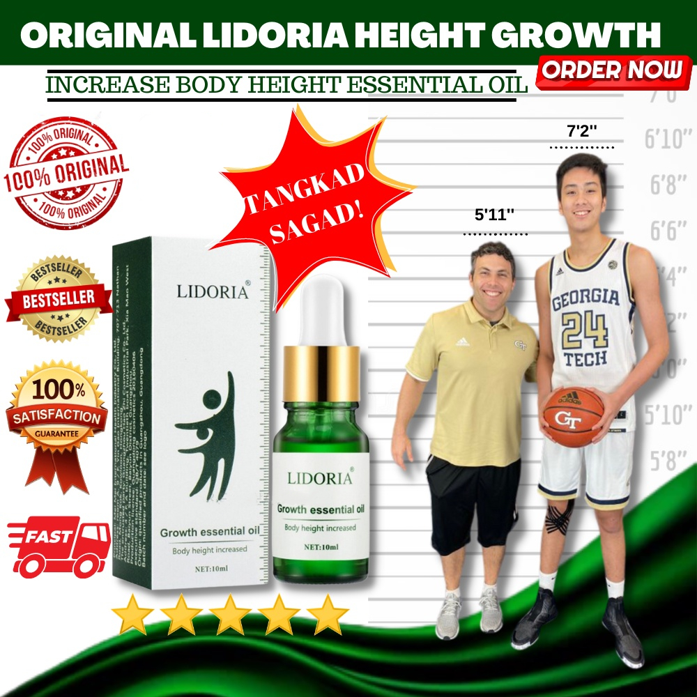 LIDORIA Height Growth Essential Oil Body Height Increased 10ML Essence ...