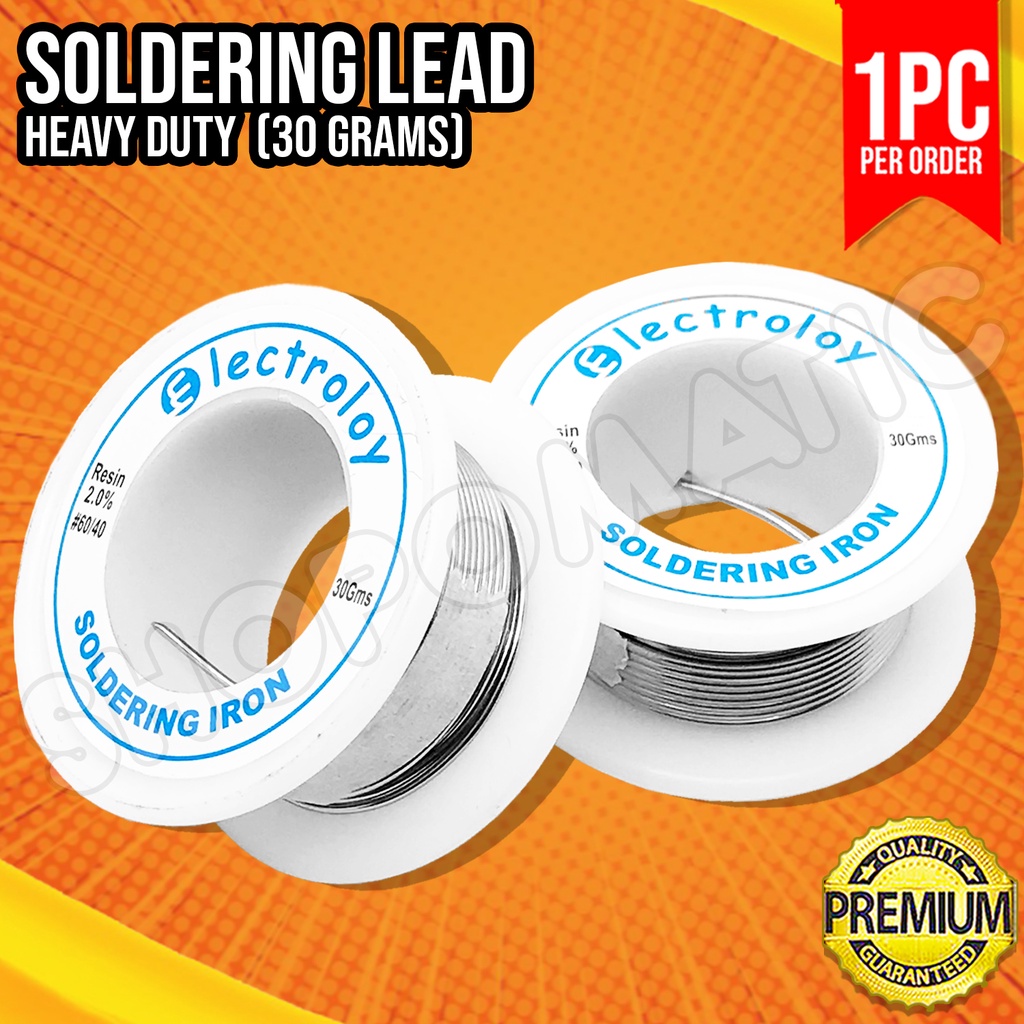 Original ELECTROLOY 30G Soldering Lead 1 Roll 0.8MM | Lazada PH