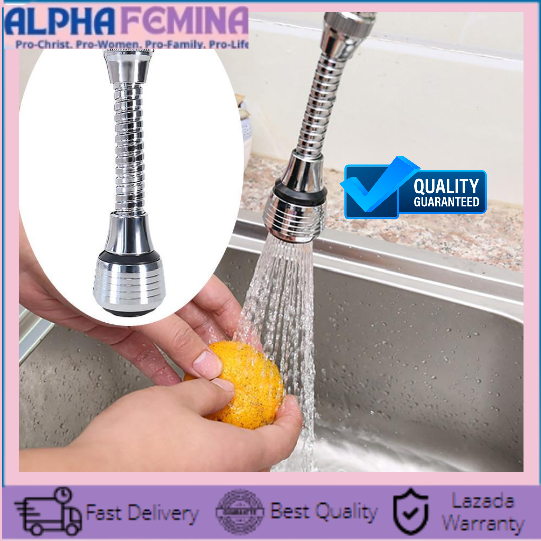Alpha Femina 360 Degree Rotatable Water Saving Faucet Extender | Lazada PH