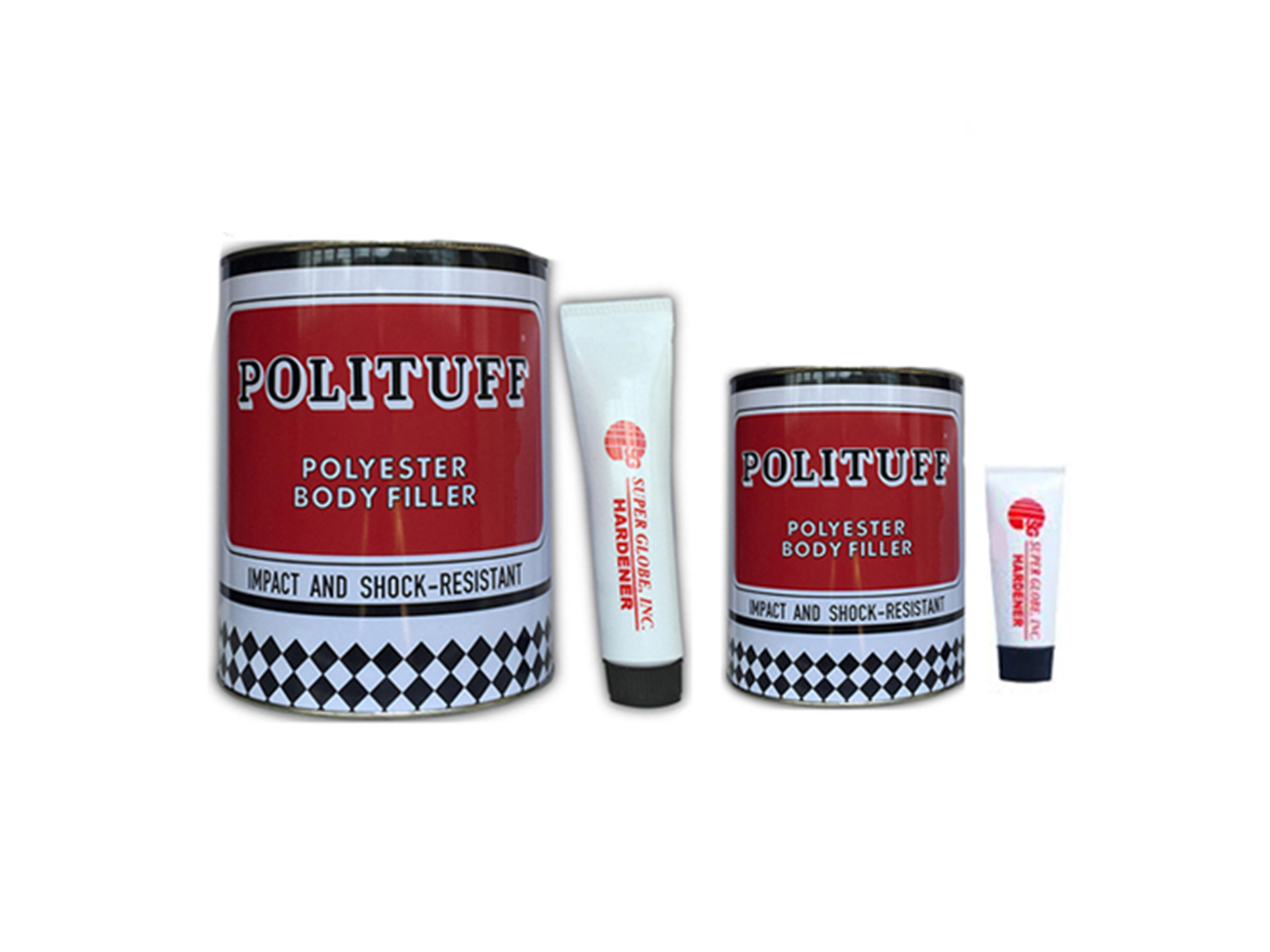 Polituff Polyester Body Filler with Hardener Pang-masilya Gallon-lit ...