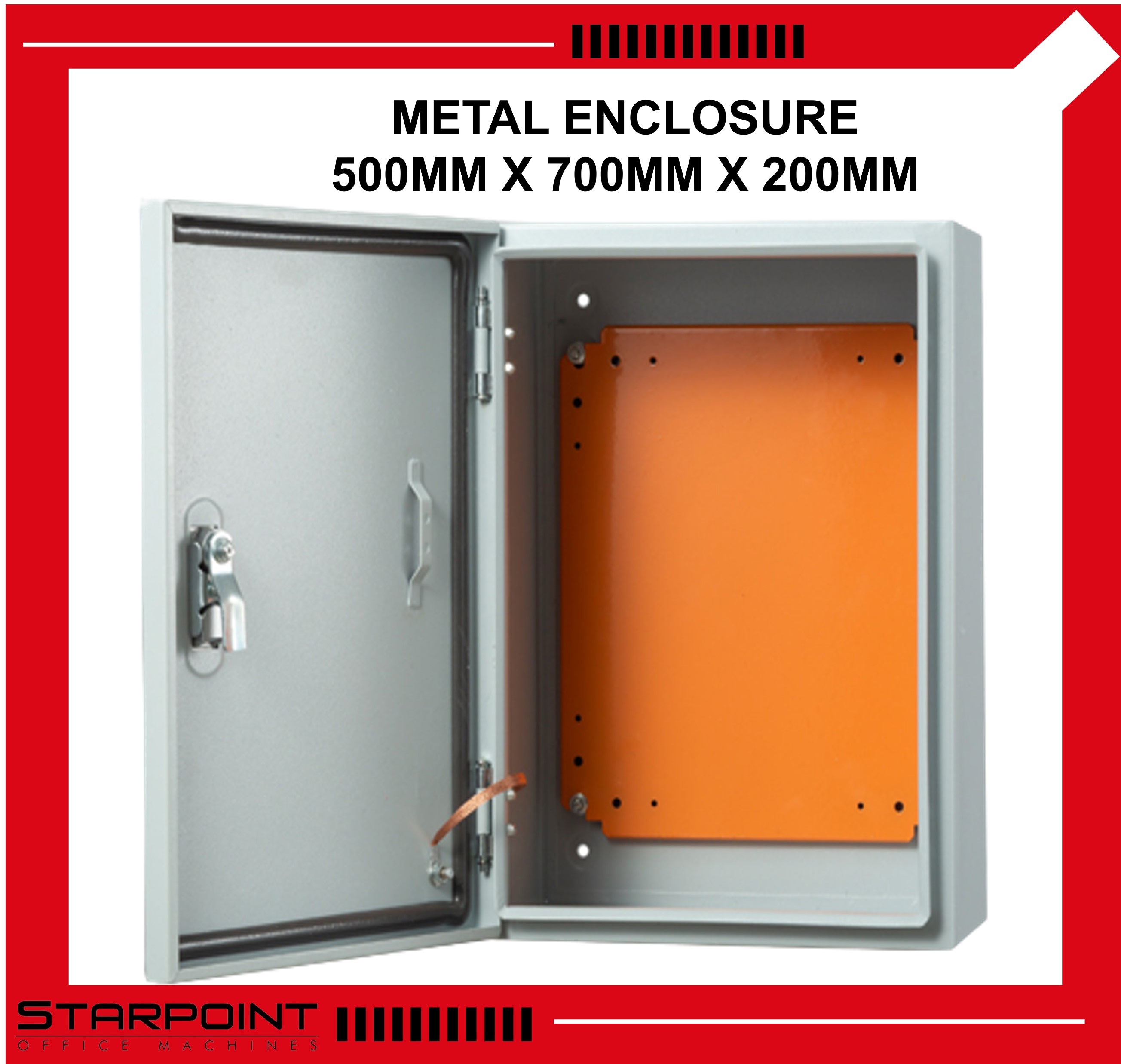 metal enclosure box , 500MM X 700MM X 200MM metal enclosure panel box ...