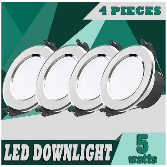 [Delivery in 3 Days] 12 Pieces Pin Lights LED for Ceiling Downlight Tri ...