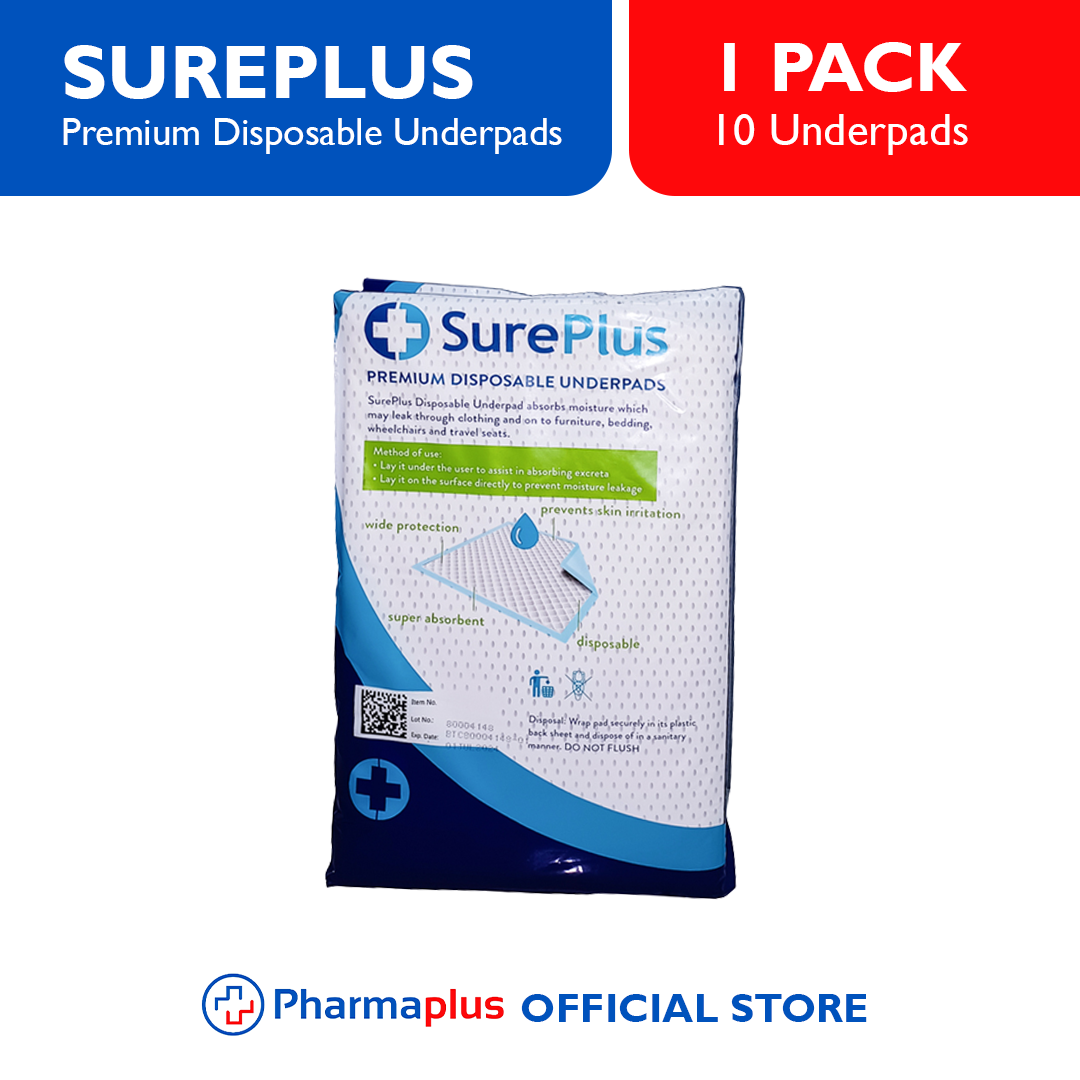 Sureplus Premium Disposable Underpads | Lazada PH