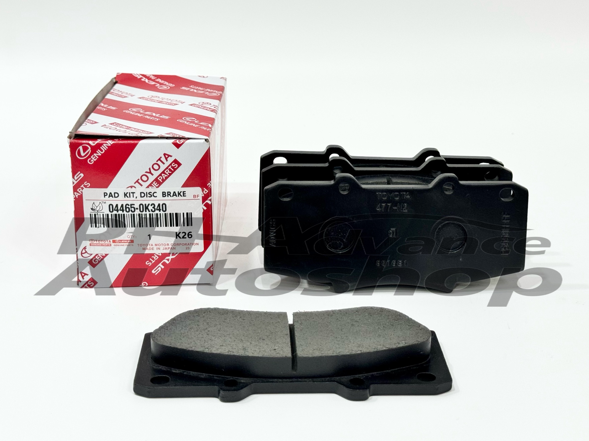Brake Pads Toyota Fortuner / Toyota Hilux 2012-2015 (FRONT) 04465-0K340 ...