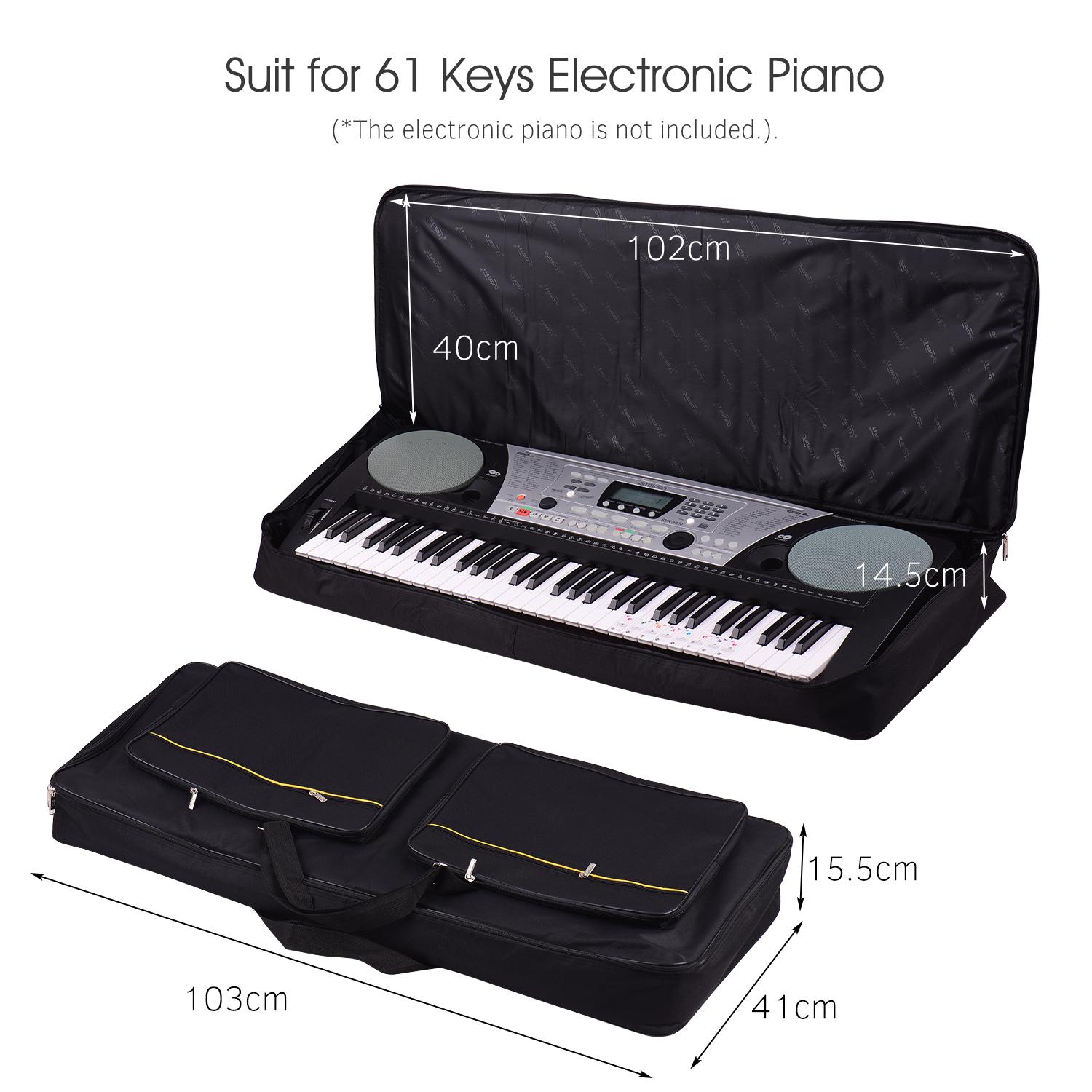 Electric Piano Bag Portable Gig Bag with Durable Handle 8MM Anti ...