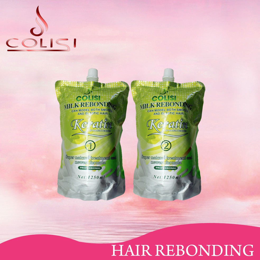 Colisi milk rebonding hair straightening keratin pouch 1250ml | Lazada PH