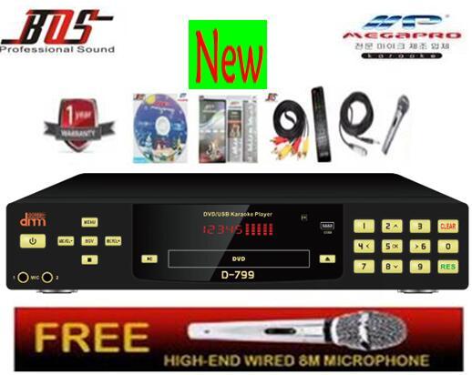 MP Megapro D-799 DoReMi Karaoke Player + DVD + Songbook + Remote + Mic ...