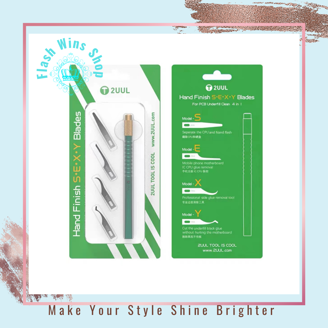 2UUL 4in1 Hand Finish SEXY Blades Set For Motherboard CPU IC Glue ...