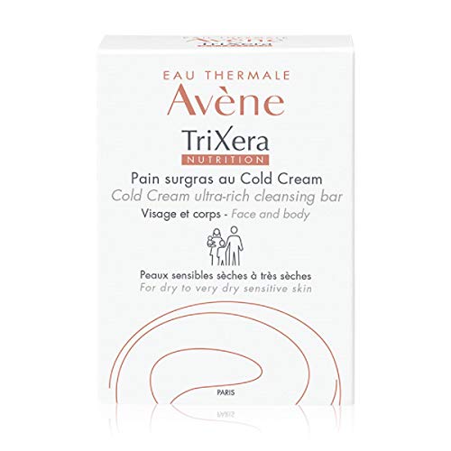 Avene Trixera / Xeracalm Cold Cream Bar, Soap-Free, Hypoallergenic, Non ...