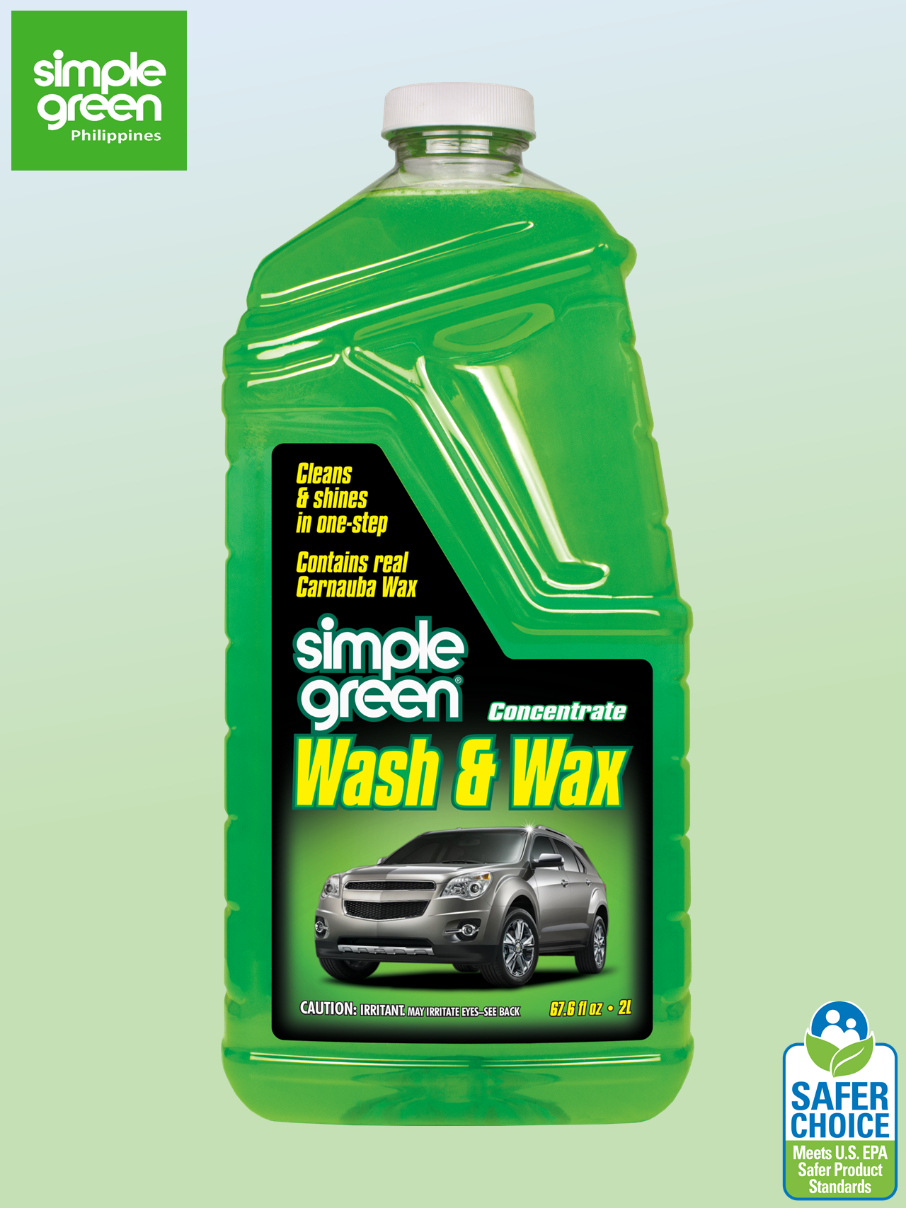 Simple Green Concentrated CAR WASH & WAX- 2 Liter | Lazada PH