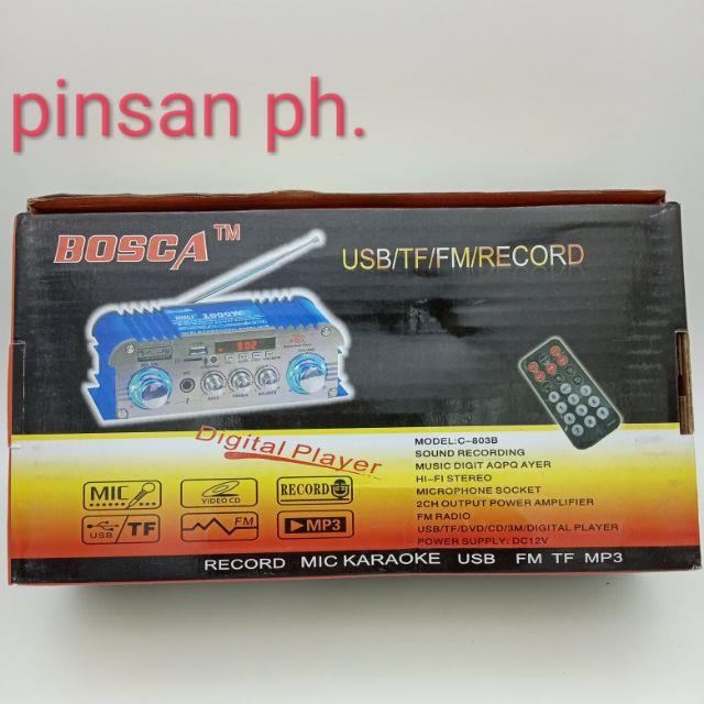 BOSCA C-803 1000W BLUETOOTH 2Channel output power Amplifier | Lazada PH