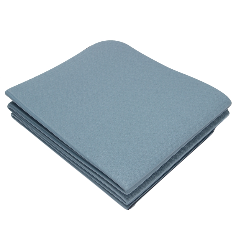 Foldable Yoga Mat Travel Fitness Exercise Mat Non Slip Extra Thick ...