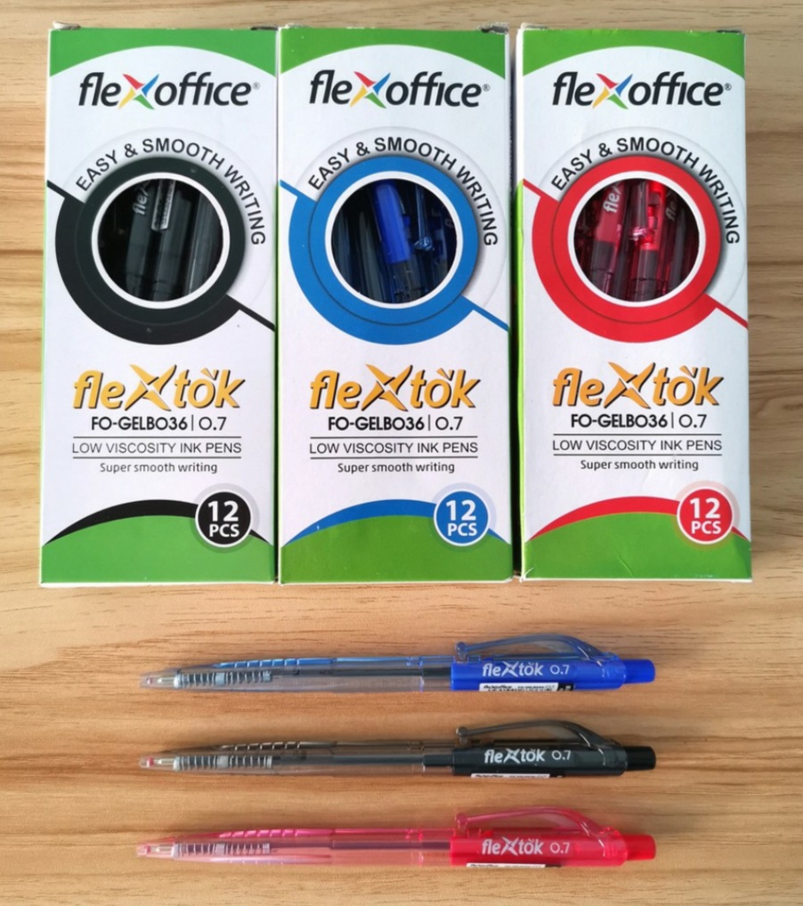 Flexstok Ballpen BLACK INK Retractable (12 pcs/box) | Lazada PH