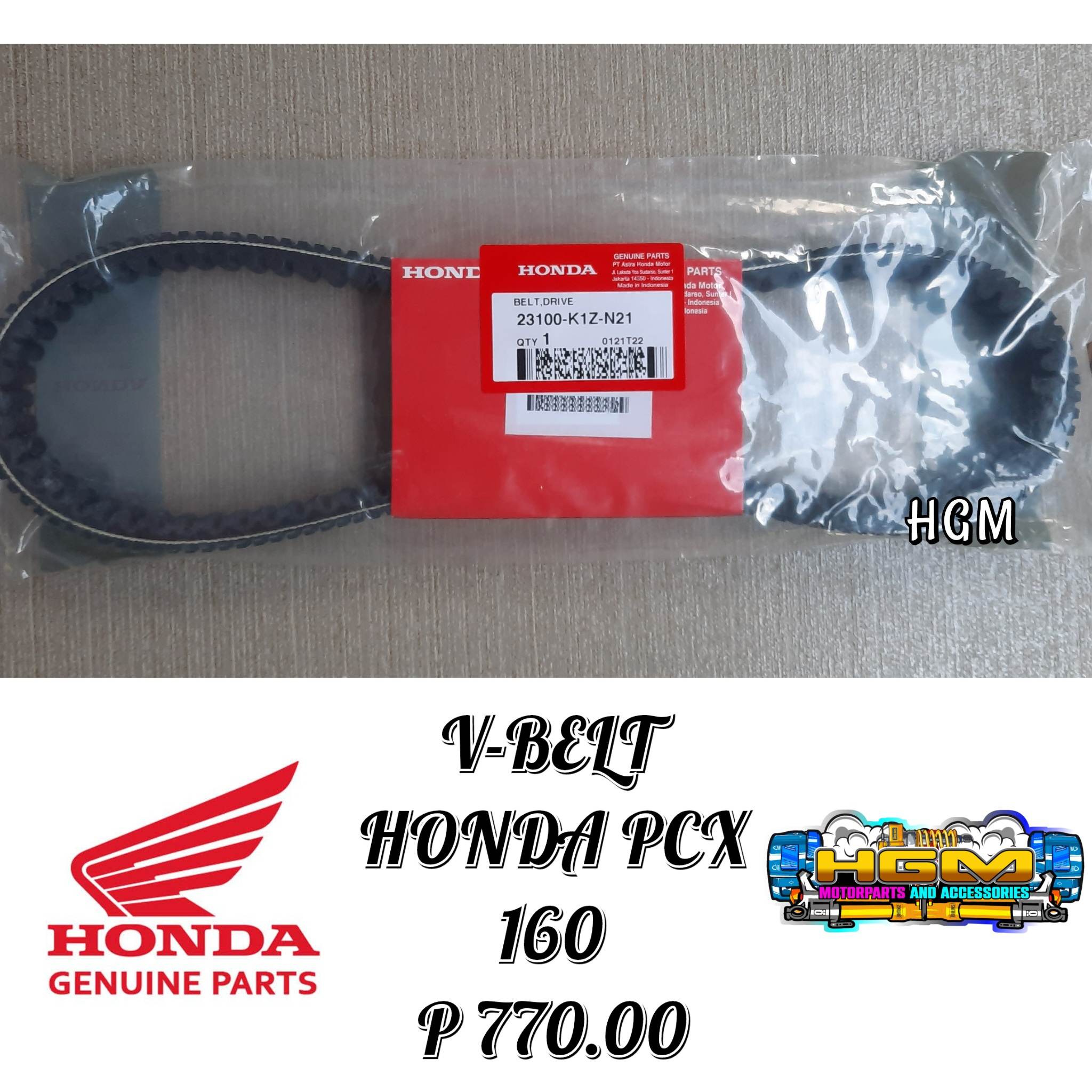 ORIGINAL HONDA BELT FOR ADV 160, PCX 160 | 23100-K1Z-J11 / 23100-K1Z ...