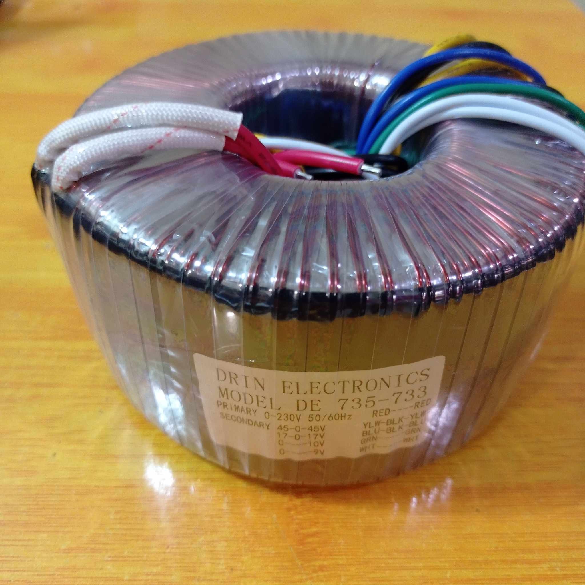 AV733 AV735 PURE COPPER 400 WATTS 45 0 45 VOLTS TOROIDAL TRANSFORMER ...