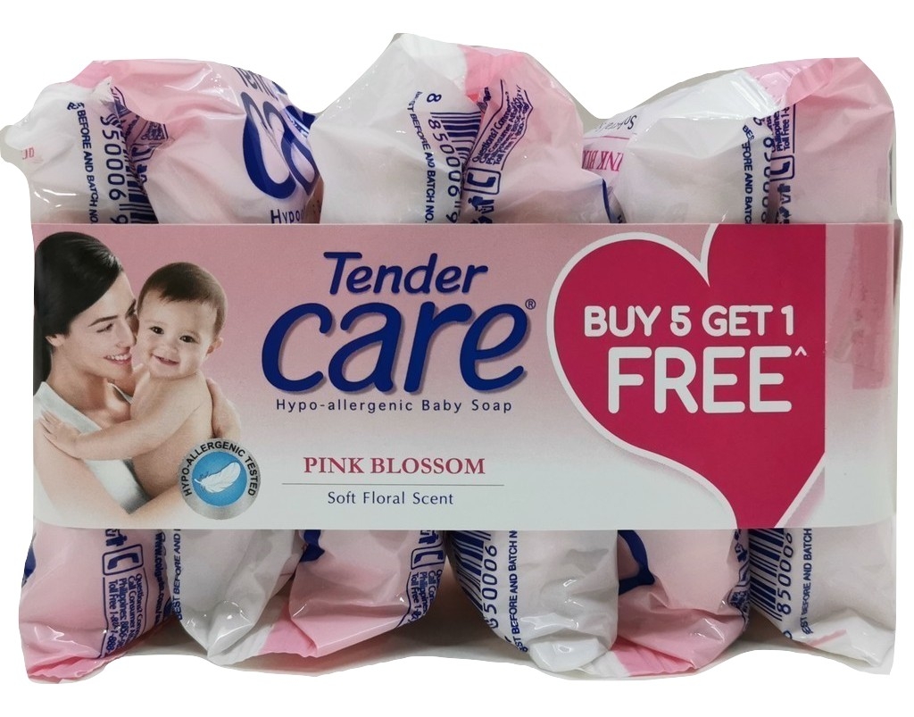 Tender Care Hypo-Allergenic Baby Soap Classic Mild/Pink Blossom 55g ...