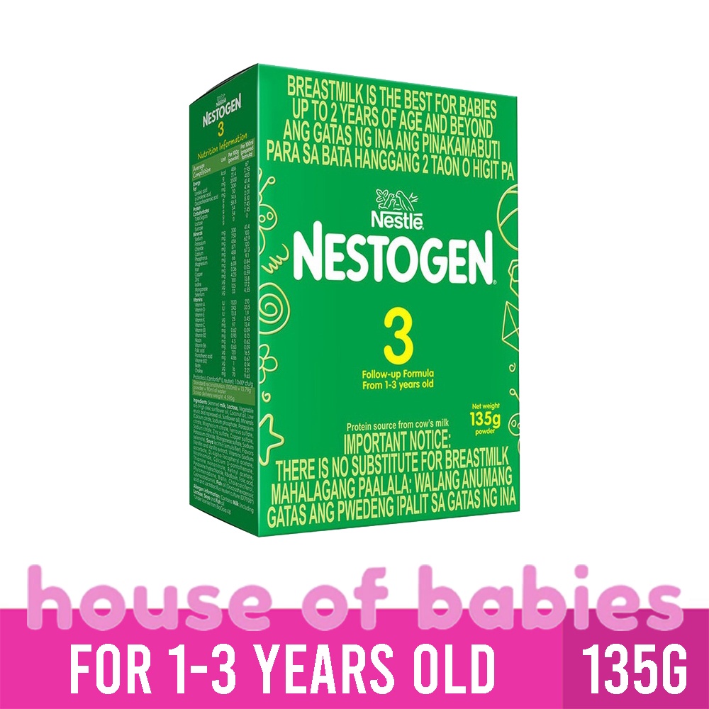 NESTOGEN 3 135g 1-3 Years Old Milk Supplement | Lazada PH