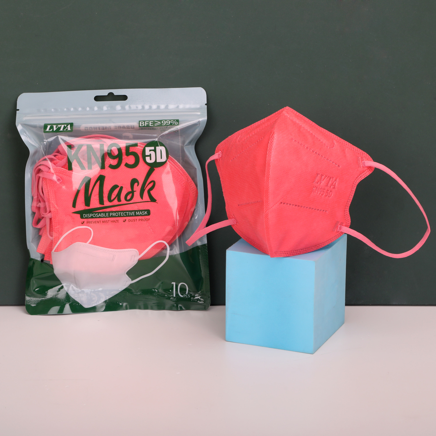 LVTA KN95 5D Adult Face Mask 5-Layers Breathable Mask | Lazada PH